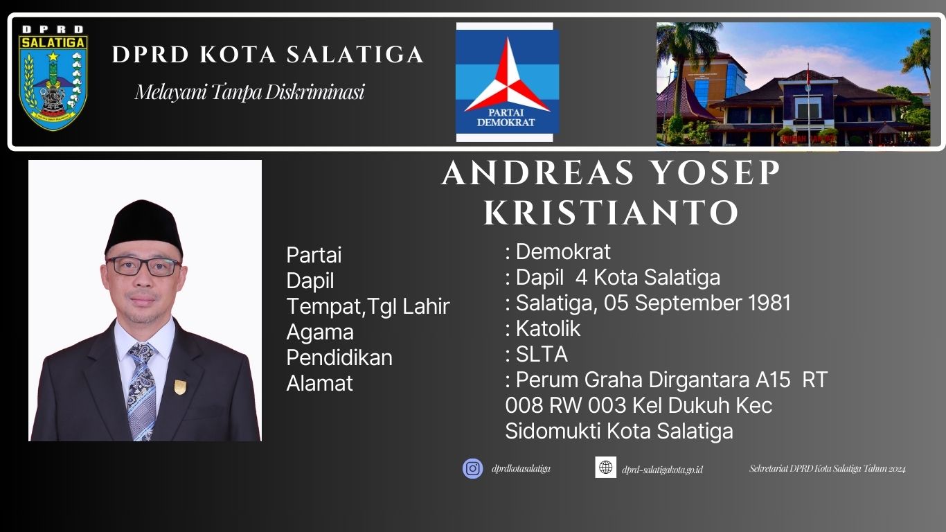 ANDREAS YOSEP KRISTIANTO – DPRD Kota Salatiga